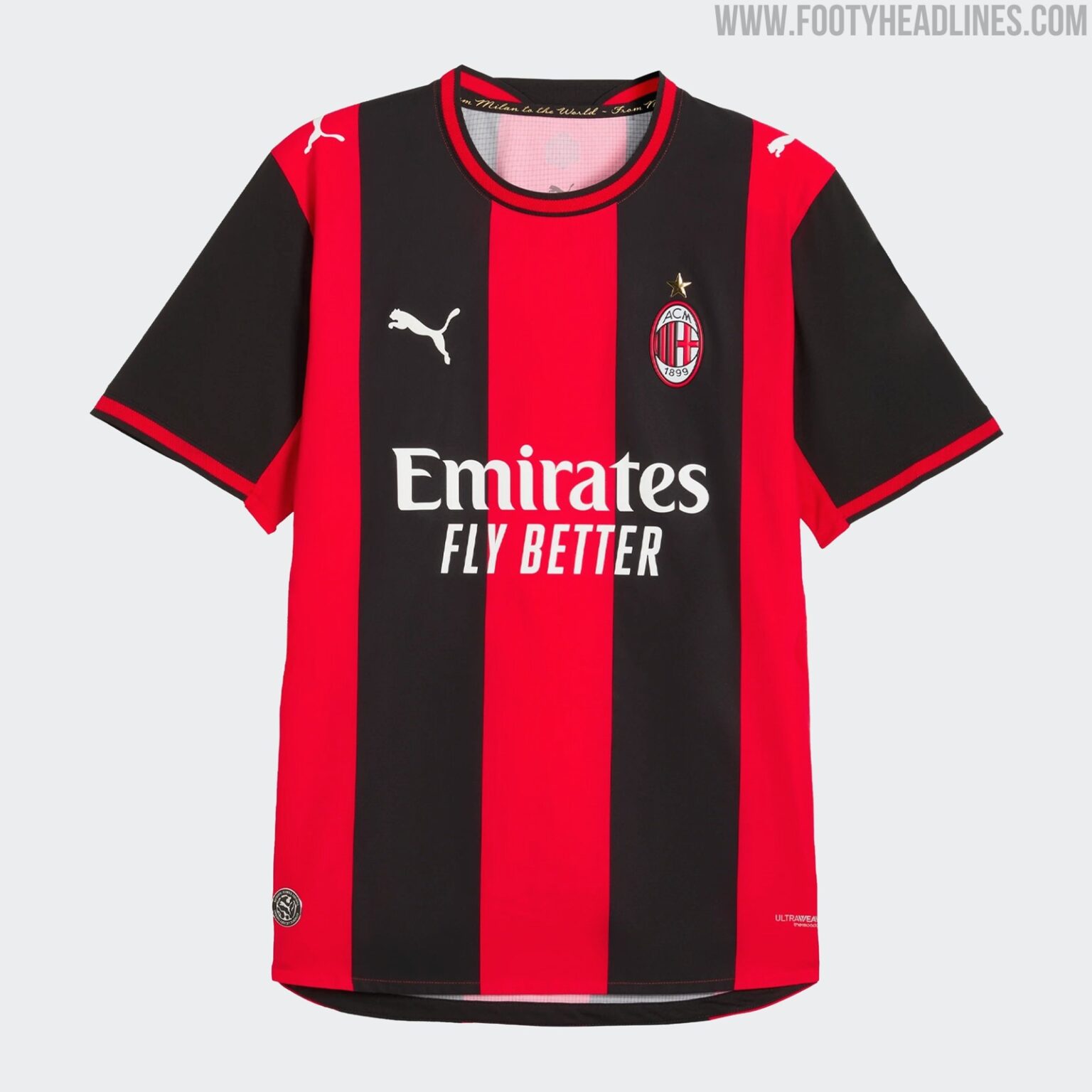 Leaked: AC Milan 26-27 Home Kit — Wide Rossonero Stripes Return — 433FC