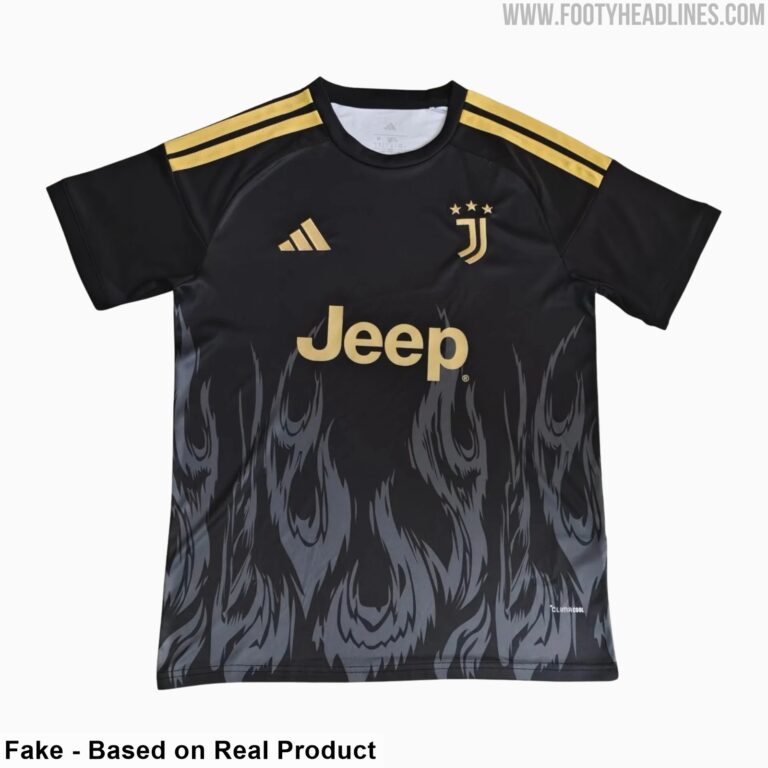 Leaked: Juventus 26-27 Third Kit — Black & Gold Flames — 433FC